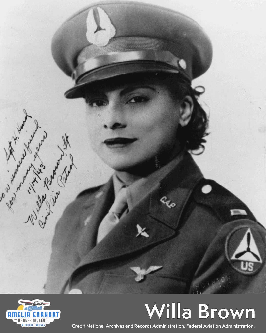 Willa Brown, Advocate for All | Amelia Earhart Hangar Museum